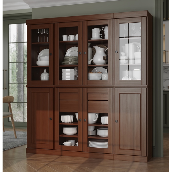 Solid wood crockery cabinet store
